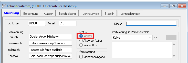 Lohnarten-Abgleich für das Abrechnungsjahr 2026 – Hilfe-Center
