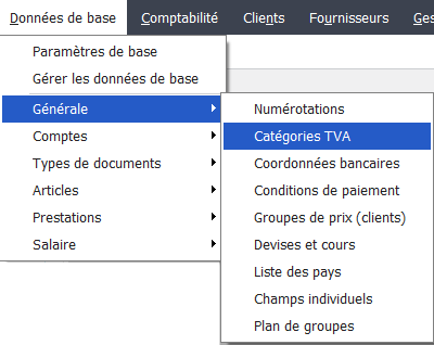 Décompte TVA – Centre d'aide